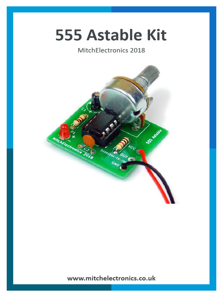 555 Astable | PDF | Electronic Circuits | Electronic Design