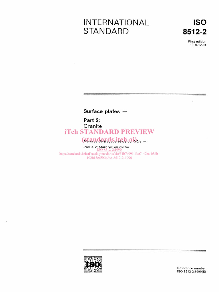 Iso 8512 2 1990 | PDF | Engineering Tolerance | International Organization For Standardization