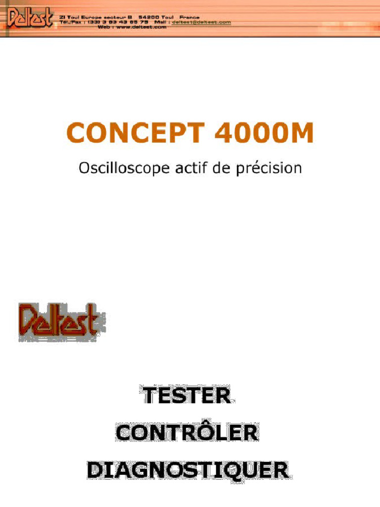 Concept 4000 | PDF
