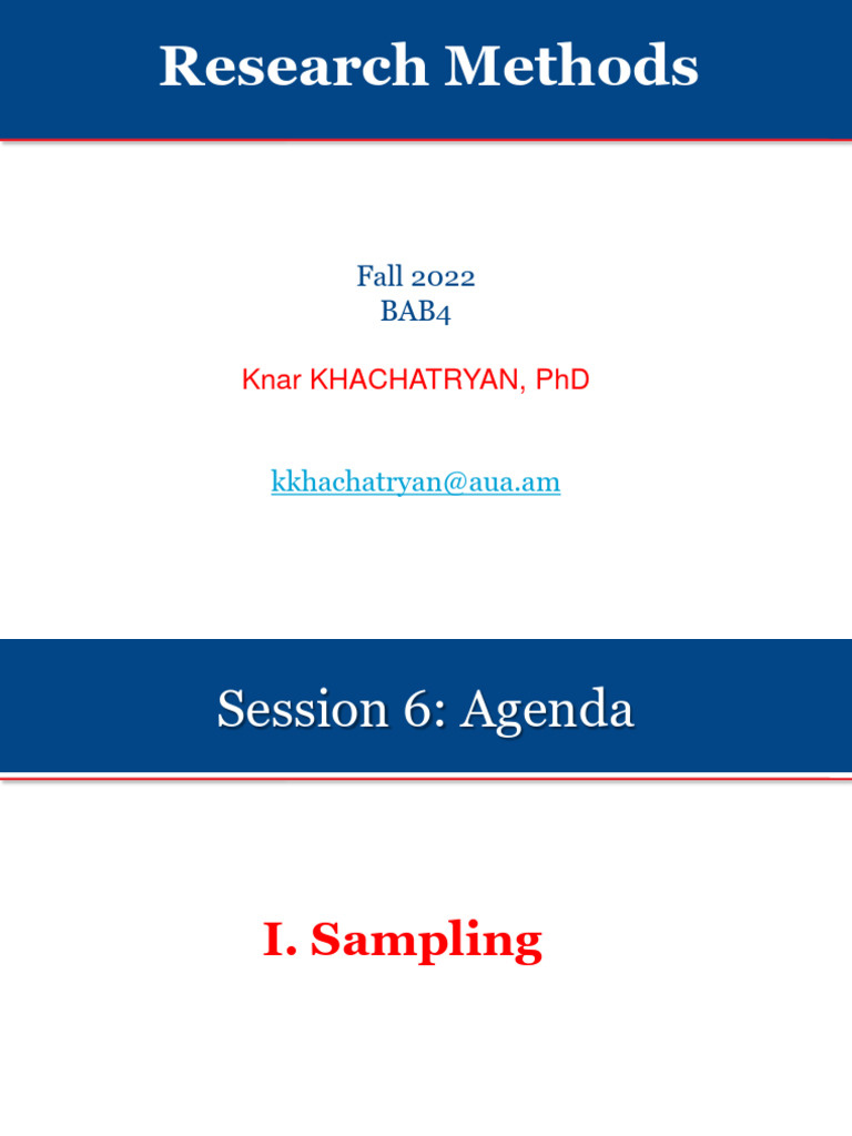 Session 6 Pdf Sampling Statistics Normal Distribution