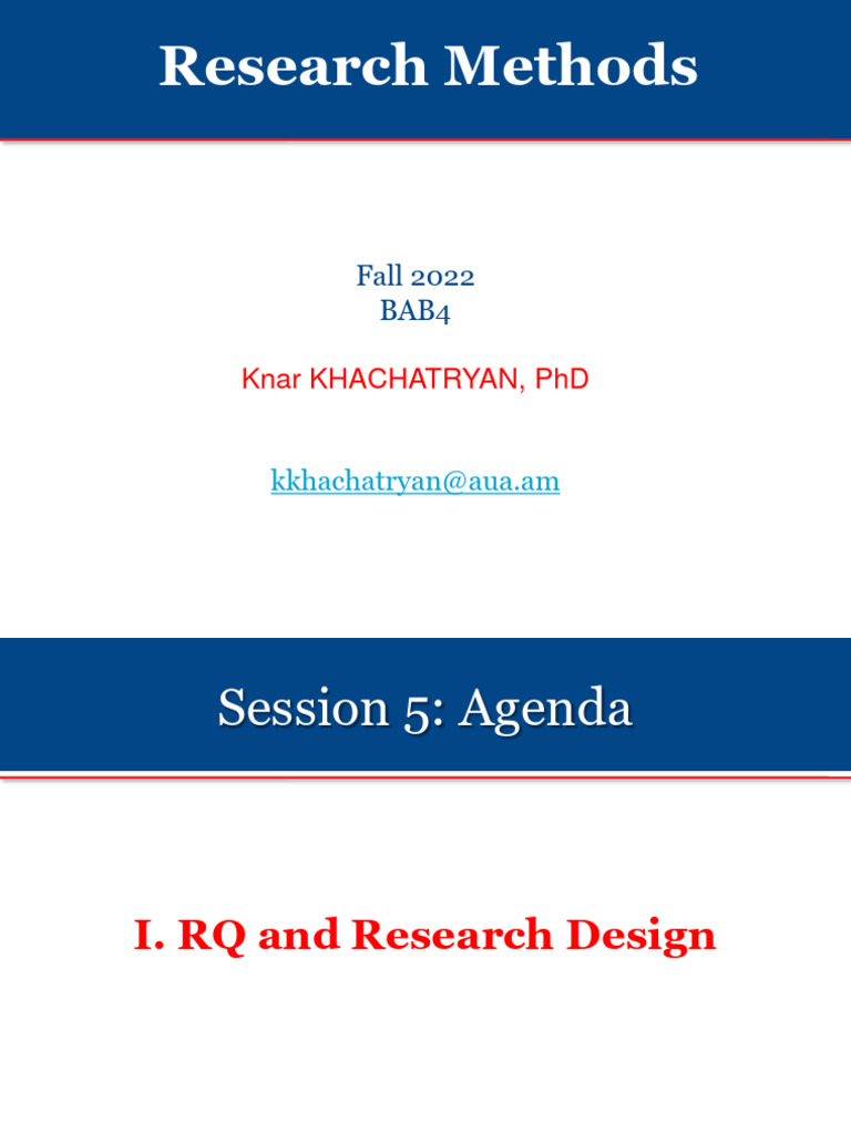 Session 5 | PDF | Sampling (Statistics) | Quantitative Research