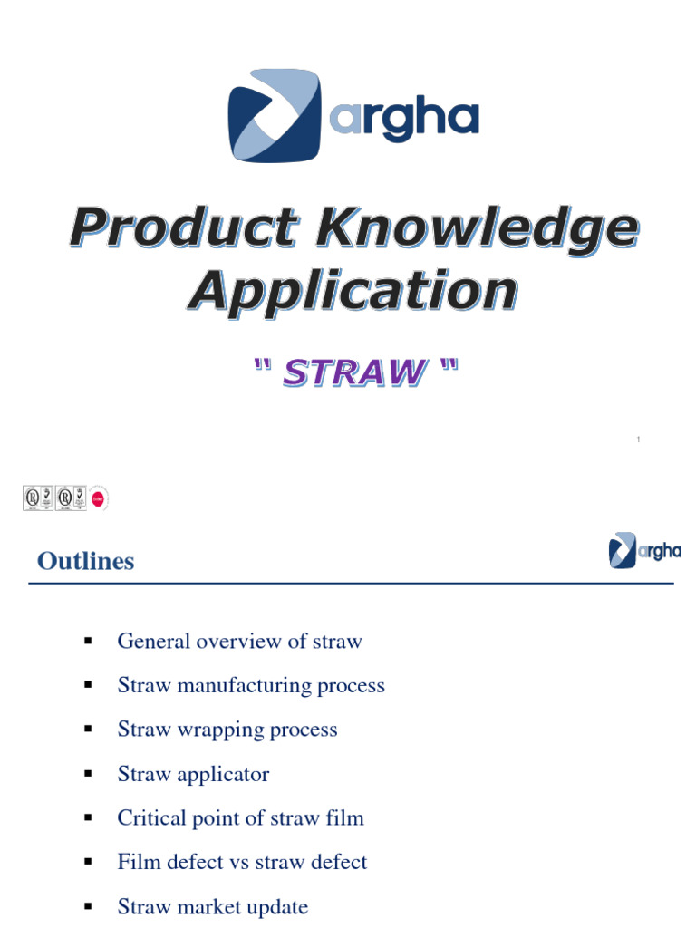 Product Knowledge Aplication 2023 - Straw | PDF | Plastic