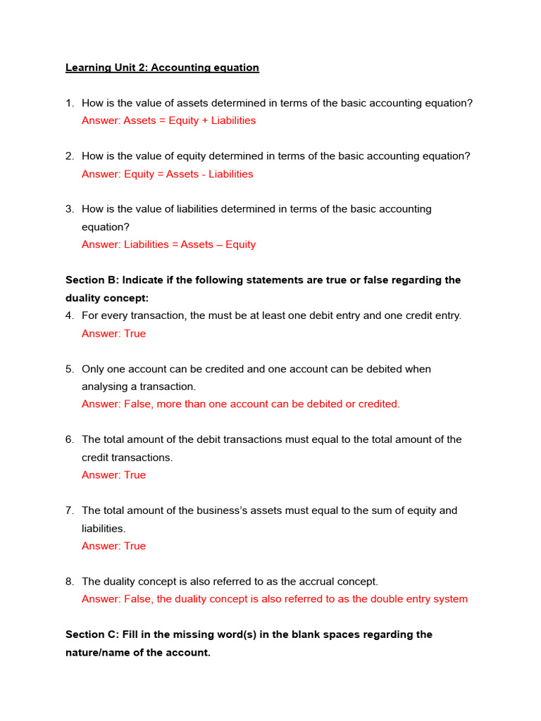 Quiz Solutions_unit 2 | PDF | Debits And Credits | Equity (Finance)