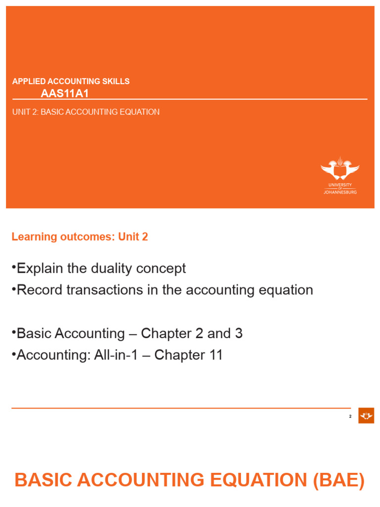 Unit 2 Slides - BAE | PDF | Debits And Credits | Money Unit 2 Slides - BAE | PDF | Debits And Credits | Money