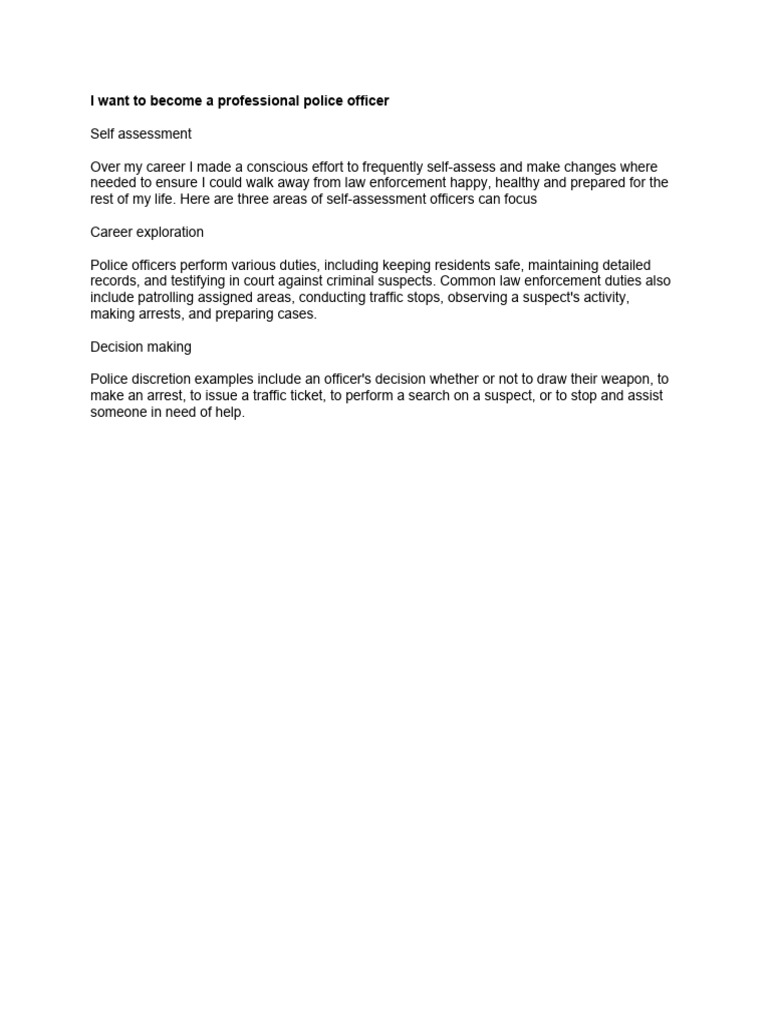 Aspiring Police Officer Guide | PDF | Social Science