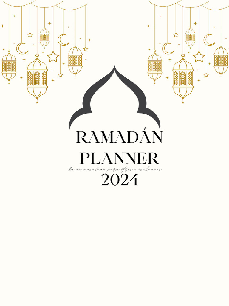 Ramadán Planner ? | PDF