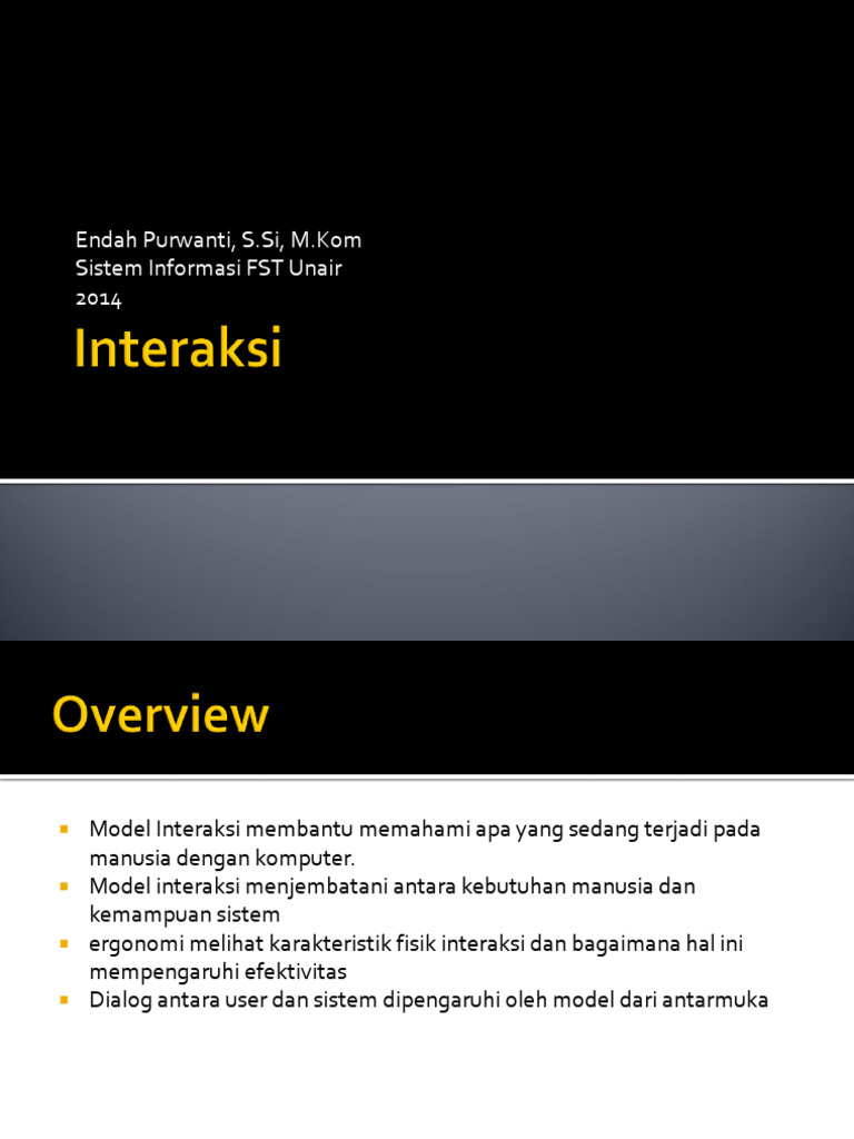 Interaksi | PDF | Command Line Interface | Menu (Computing)