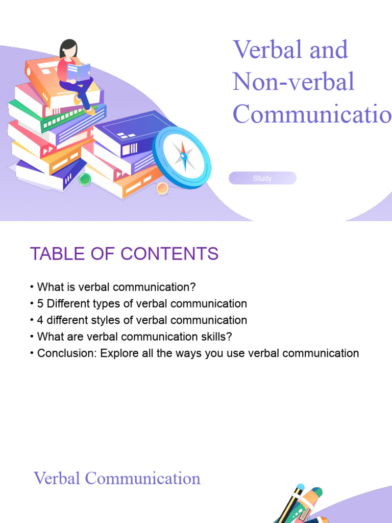 Verbal and Non-verbal Communication | PDF | Communication | Nonverbal Communication