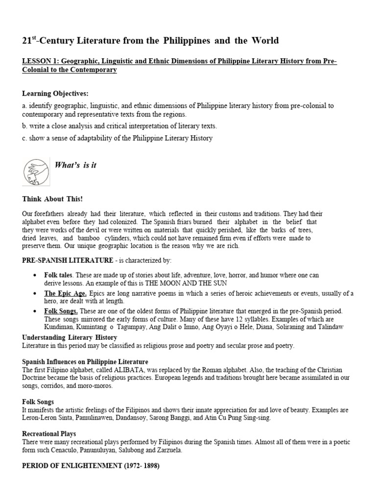 21ST CENTURY Module | PDF | Philippines