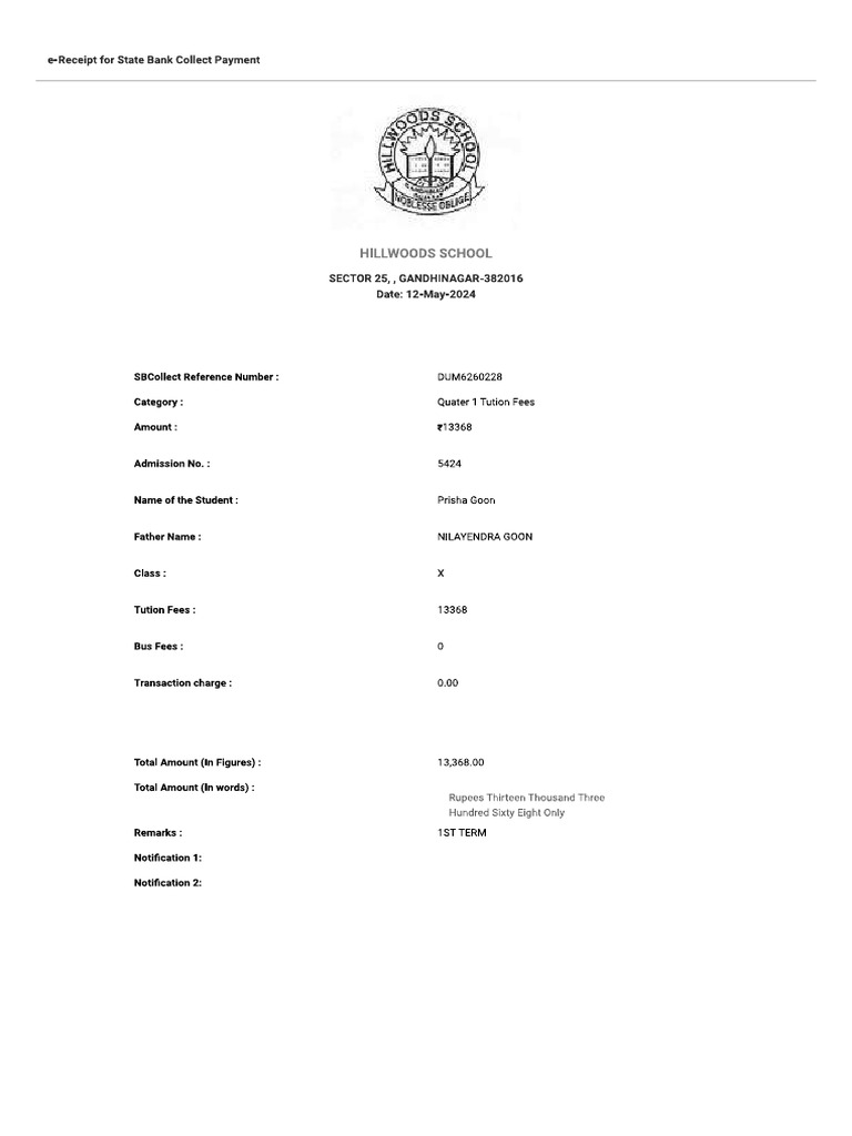 Prisha Goon STD X (1ST Term) | PDF