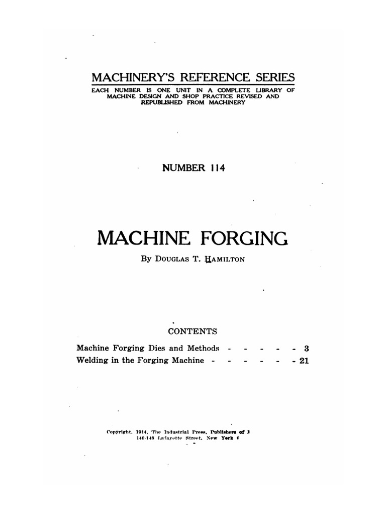 Machinerys Reference Series No 114 | PDF