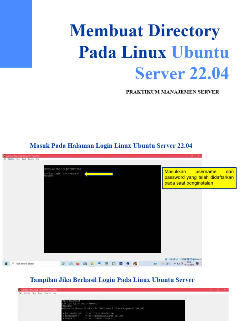 487f0 Membuat Directory Pada Linux Ubuntu Server | PDF
