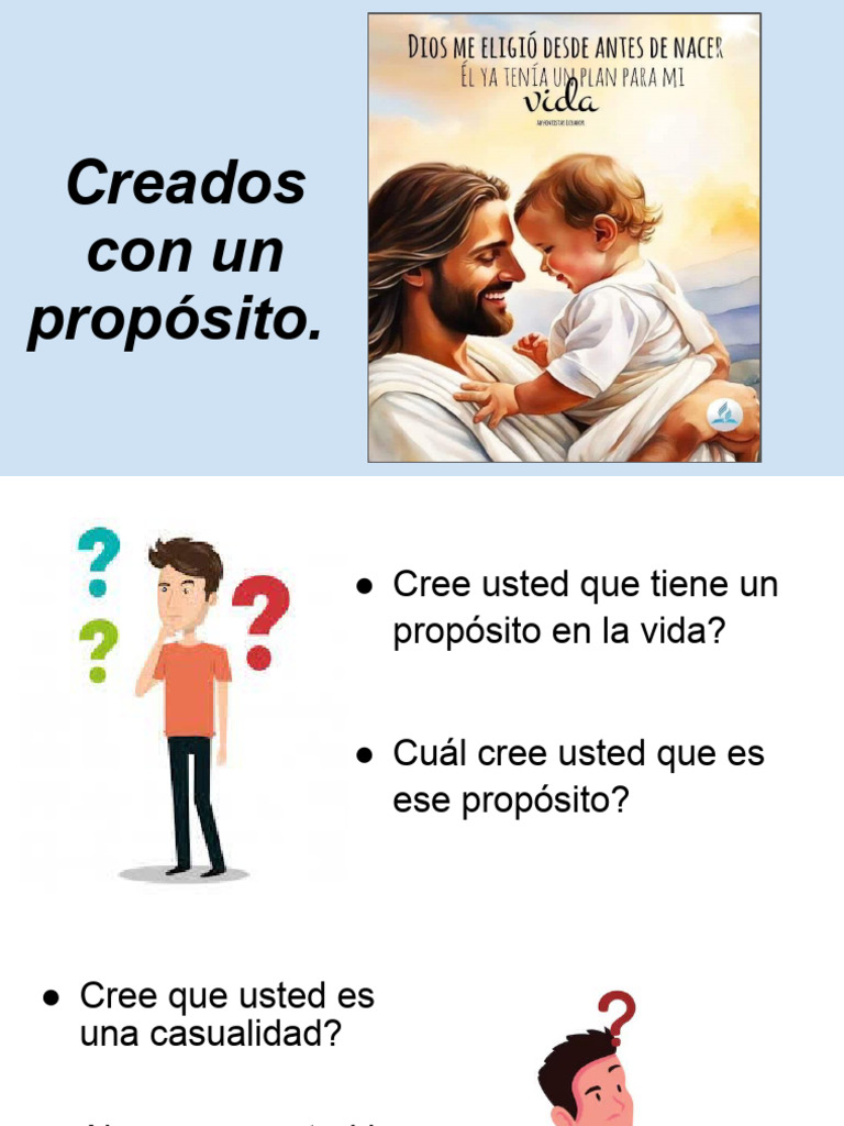 Creados Con Un Propósito... | PDF