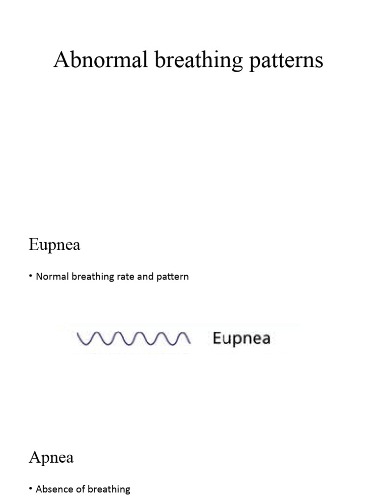 Types of Abnormal Breathing Patterns | PDF | Cooking, Food & Wine ...