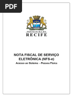 Guia de Emissão de NFS-e no GissOnline | PDF | Senha | Recibo