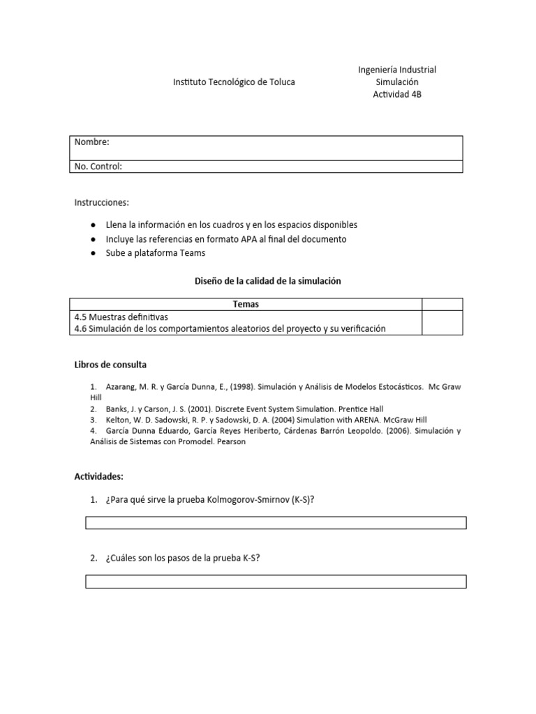 Simulacion Act 4B | PDF | Distribución Cuadrada Chi | Teoría de probabilidad