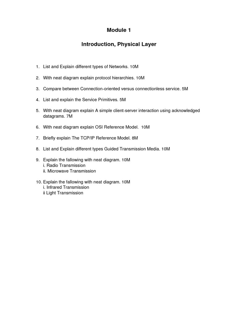 Computer_Networks | PDF | Transmission Control Protocol | Error Detection And Correction