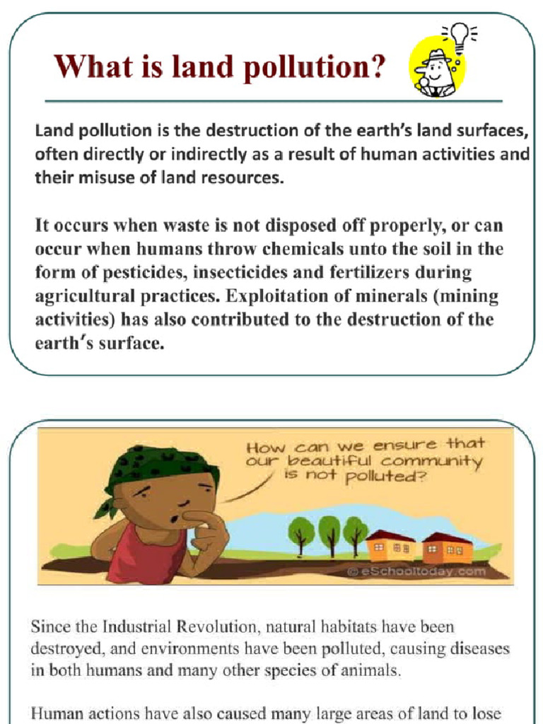 Land Pollution | PDF