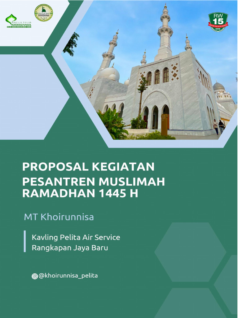 PROPOSAL Pesantren Muslimah Ramadhan 1445 Fix | PDF