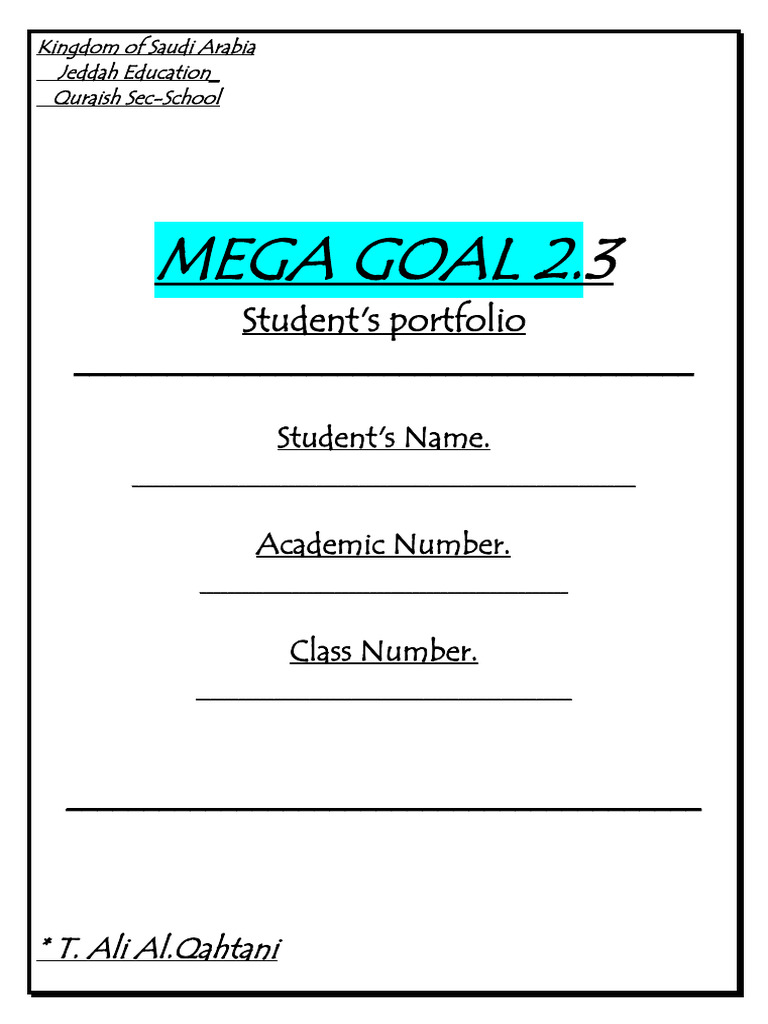 Mega Goal 2.3 WORKSHEETS | PDF | Adjective | Verb
