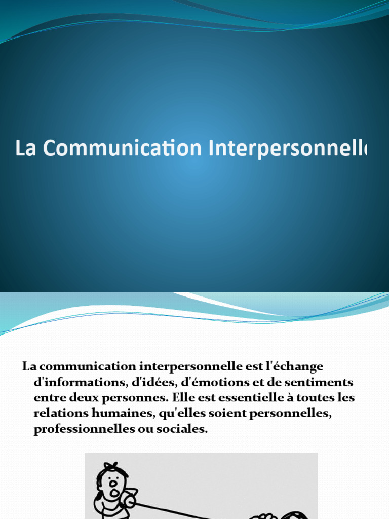 Clés de la Communication Interpersonnelle | PDF | la communication ...