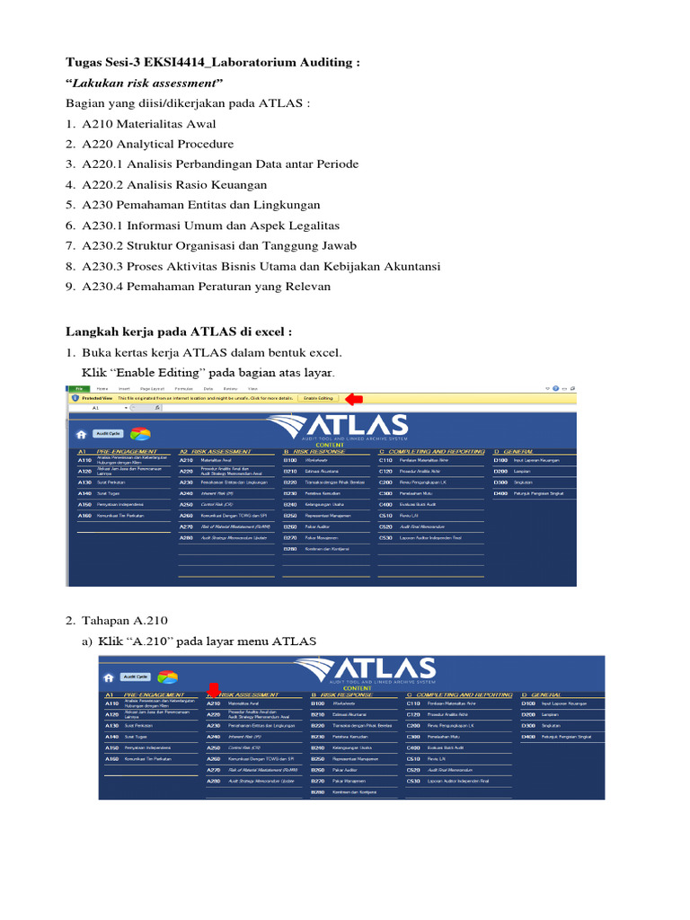 Proses Pengerjaan ATLAS Pada Tugas Sesi 3 EKSI4414 - Laboratorium ...