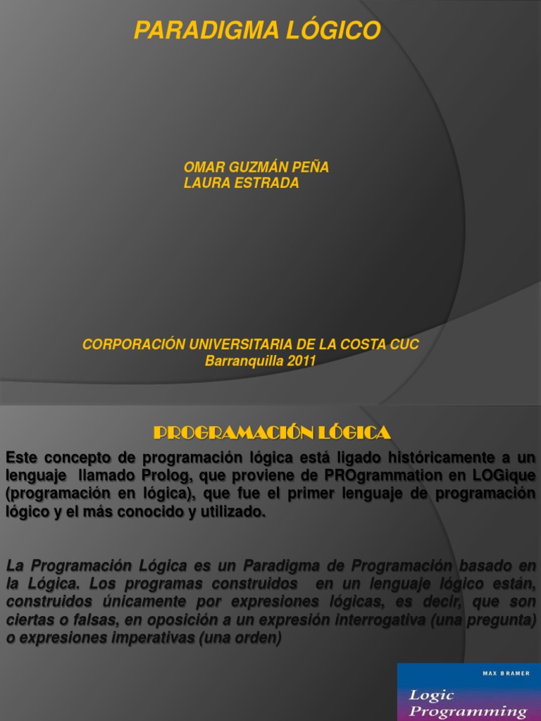Paradigma Logico | Lógica | Informática teórica