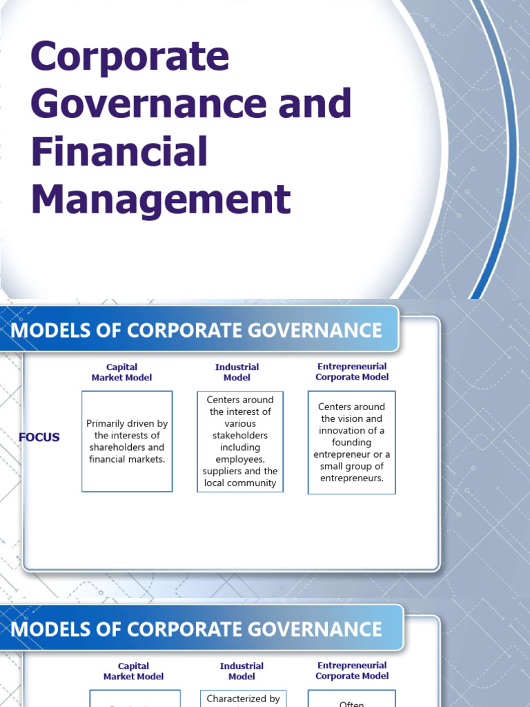 Corporate Governance | PDF | Governance | Entrepreneurship