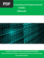 24CS101 Programming in C++ Unit I (1) | PDF | Object Oriented Programming | Computer Programming