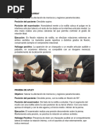 Exploración Clínica de la Rodilla | PDF | Rodilla | Anatomía humana