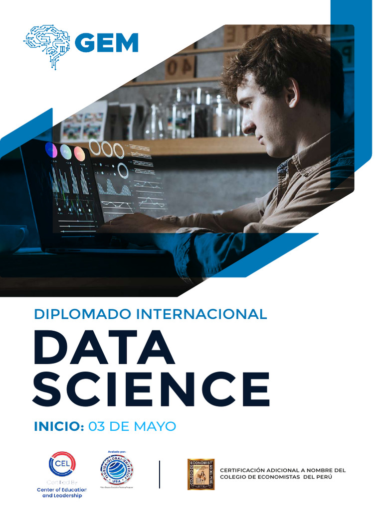 Brochure Diplomado Internacional Data Science Gem | PDF | SQL | Servidor SQL de Microsoft