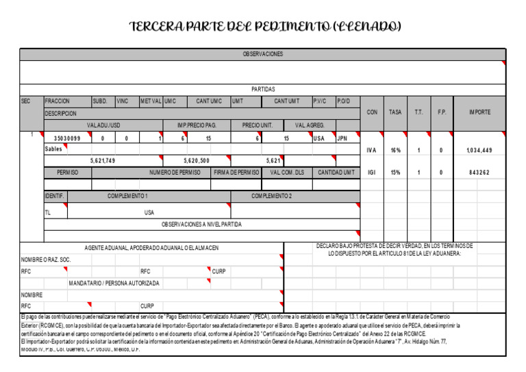 Pago Electrónico Aduanero en México | PDF | Business | Pagos