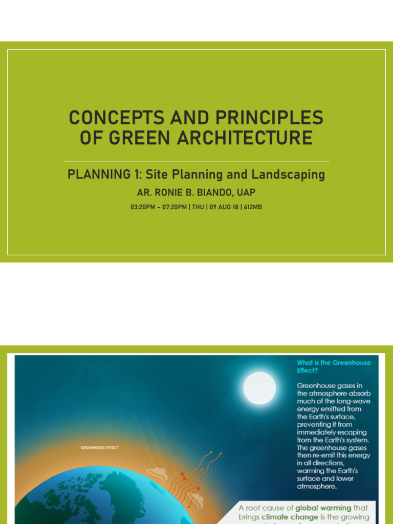 Green Architecture Principles and Practices | PDF | Green Building ...
