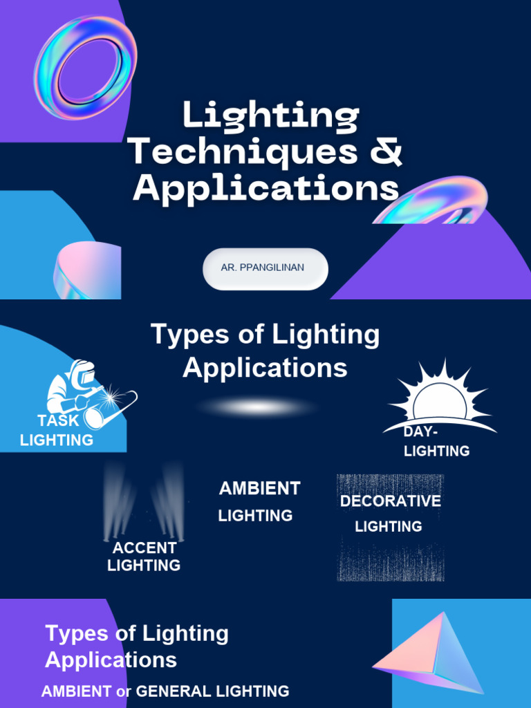 Architectural Lighting Techniques Overview | PDF | Lighting ...