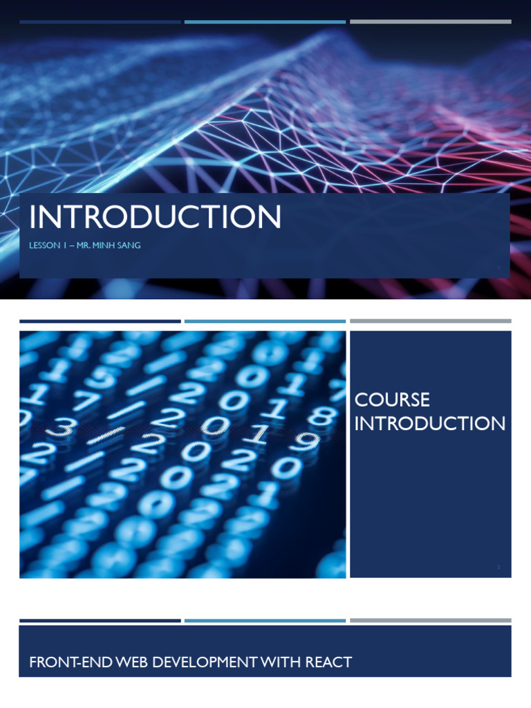 Lesson-1-Introduction | PDF | Web Development | World Wide Web Lesson-1-Introduction | PDF | Web Development | World Wide Web