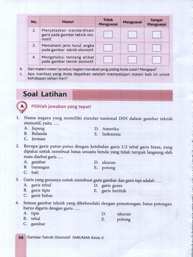 Soal Garis, Angka, Huruf Gto | PDF