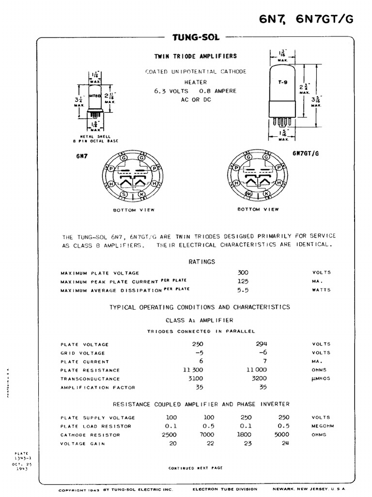 6N7 | PDF