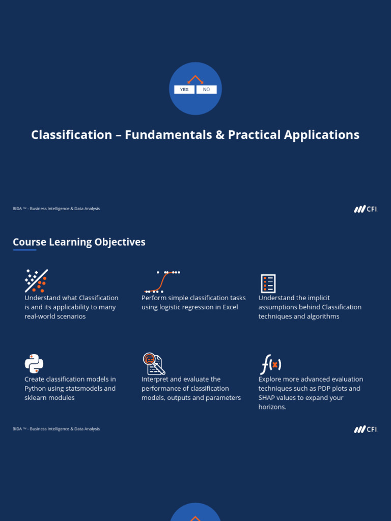 Course Slides - Classification | PDF | Statistical Classification ...