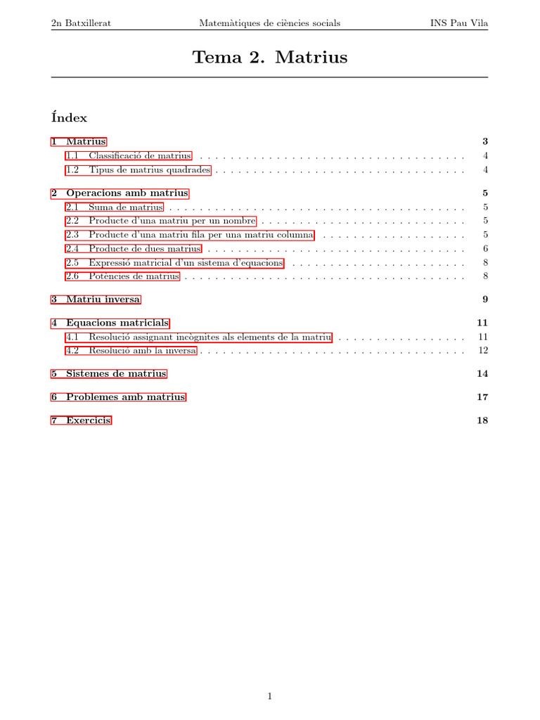 Dossier Matrius | PDF
