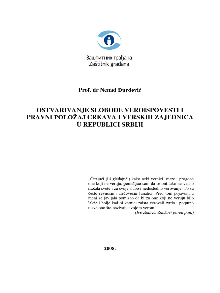 Pravni Polozaj Main | PDF
