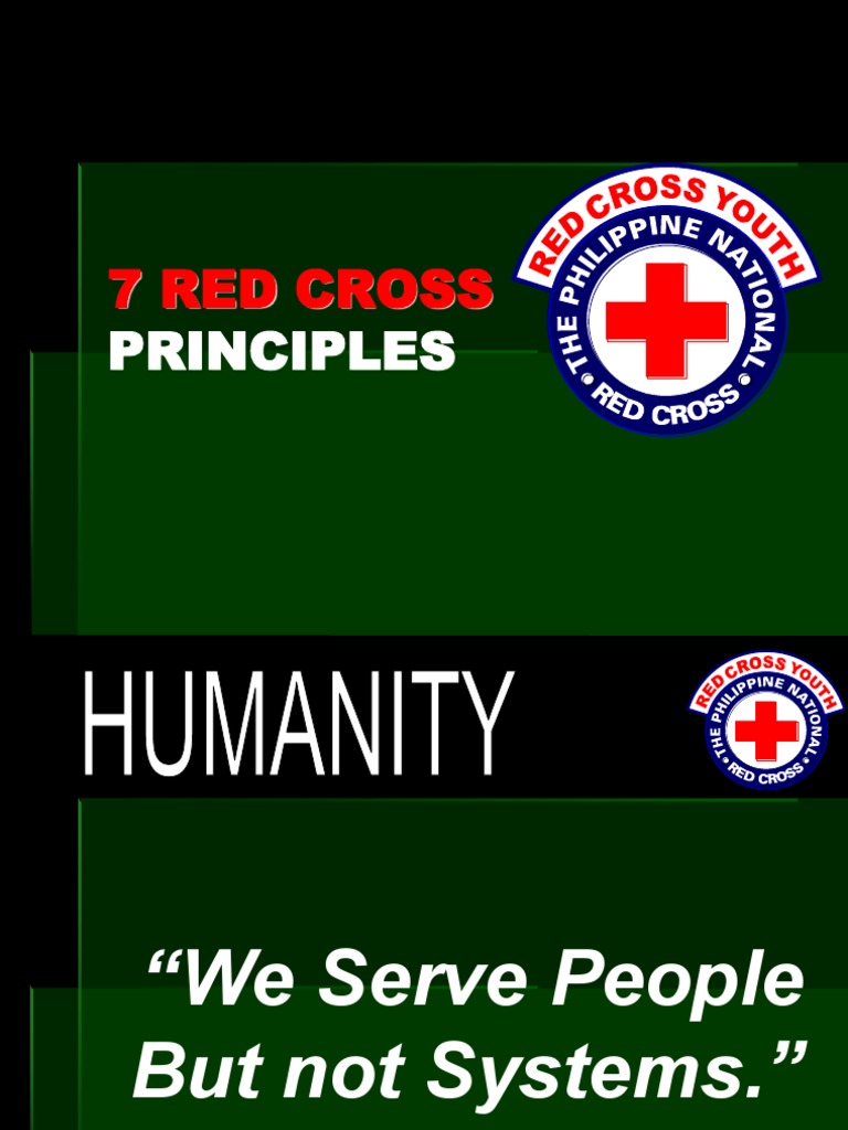 7 RED Cross: Principles | PDF