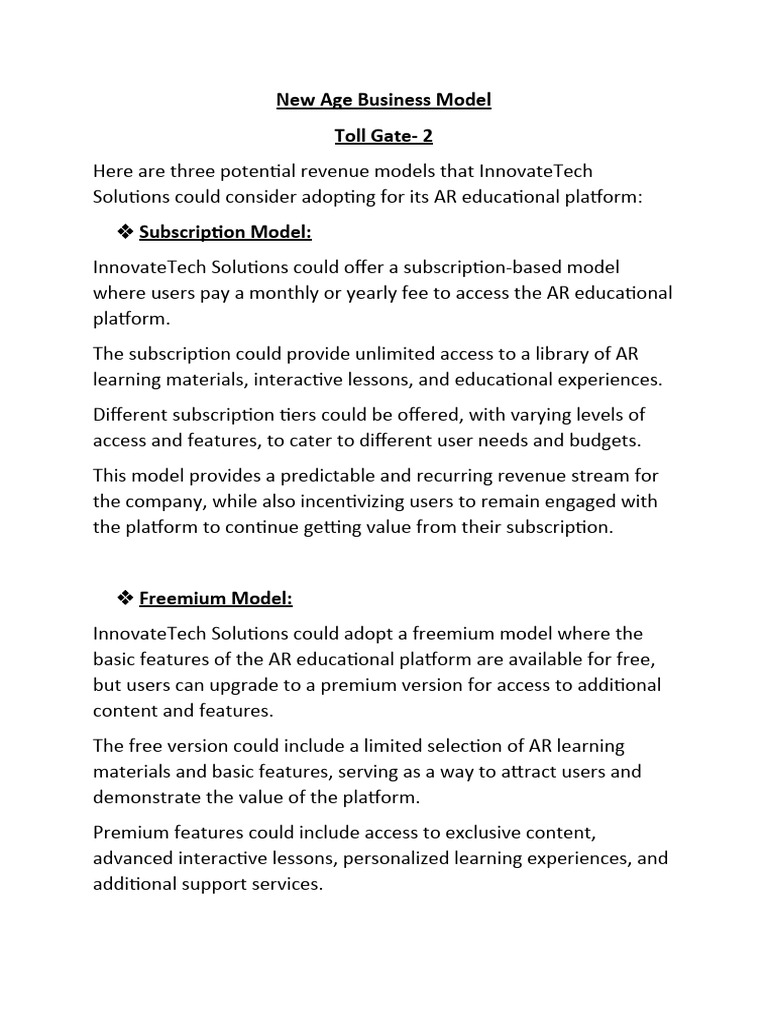 NABM Toll Gate-2 | PDF | Subscription Business Model | Pay Television