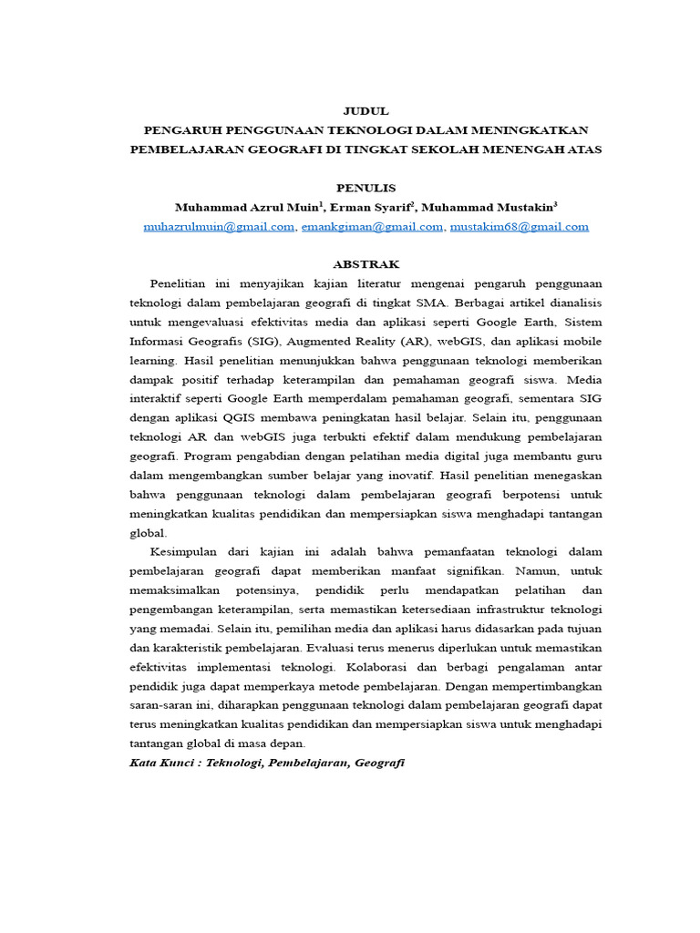 Artikel - Muhammad Azrul Muin - 229005485037 - PPGPrajab2022 - Gel2 | PDF