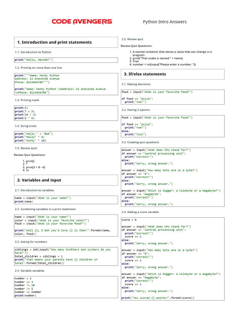 CA Py100 Answers | PDF | Software Engineering | Computer Engineering