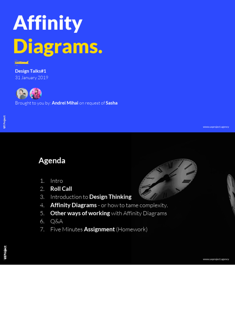 Affinity Diagrams - Community Webinar | PDF | Design Thinking | Design