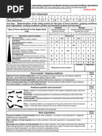The Ocra Checklist | PDF | Anatomical Terms Of Motion | Elbow