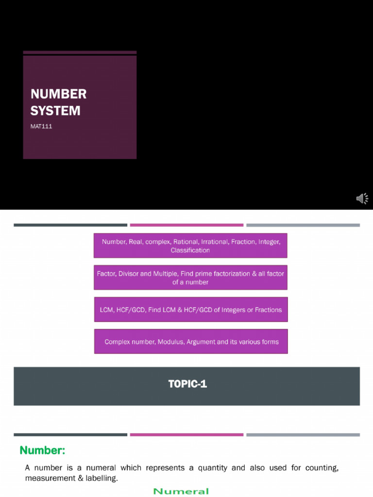 Number System_SS | PDF