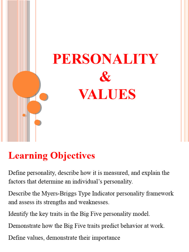 UNIT-2(PERSONALITY VALUES) AS PER SYLLABUS | PDF | Human Development ...