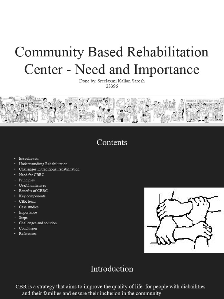 Importance of Community Based Rehabilitation | PDF | Health Care ...