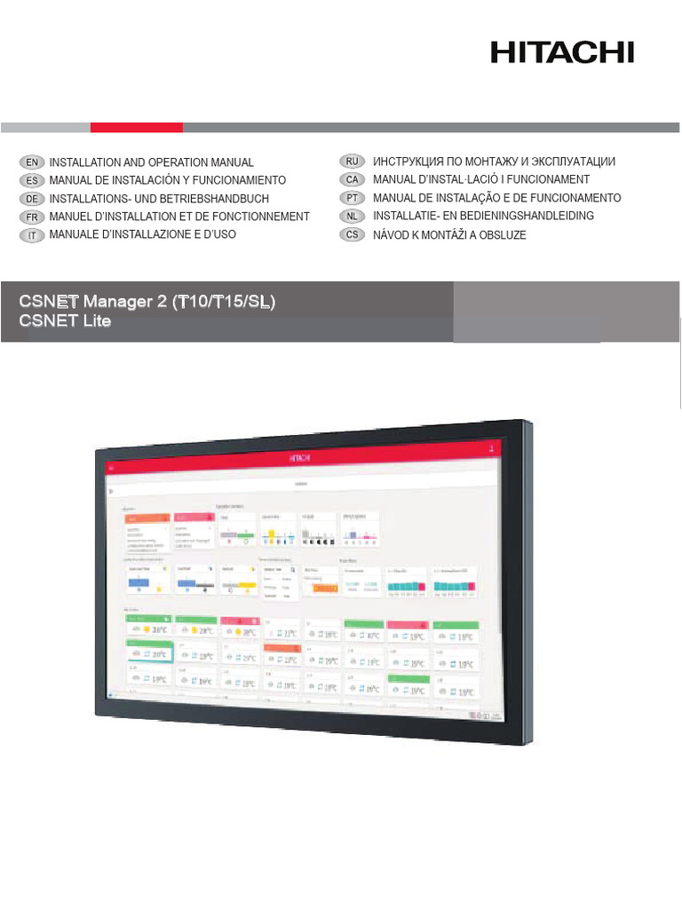 Iom Csnet Manager 2 t10, t15, SL & Csnet Lite | PDF